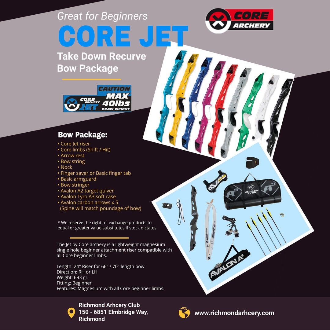 Core Jet Take Down Recurve | Archery Gears